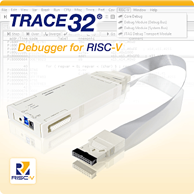 - Le débogueur Trace32 prend en charge les cœurs IP RiSC-V